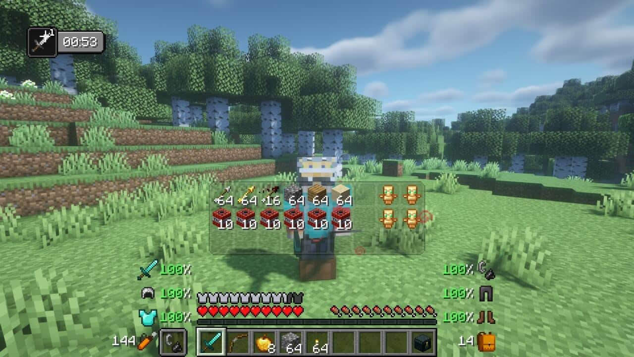 マイクラ Inventory HUD+ Mod (1.20.2, 1.20.1) - 情報キング