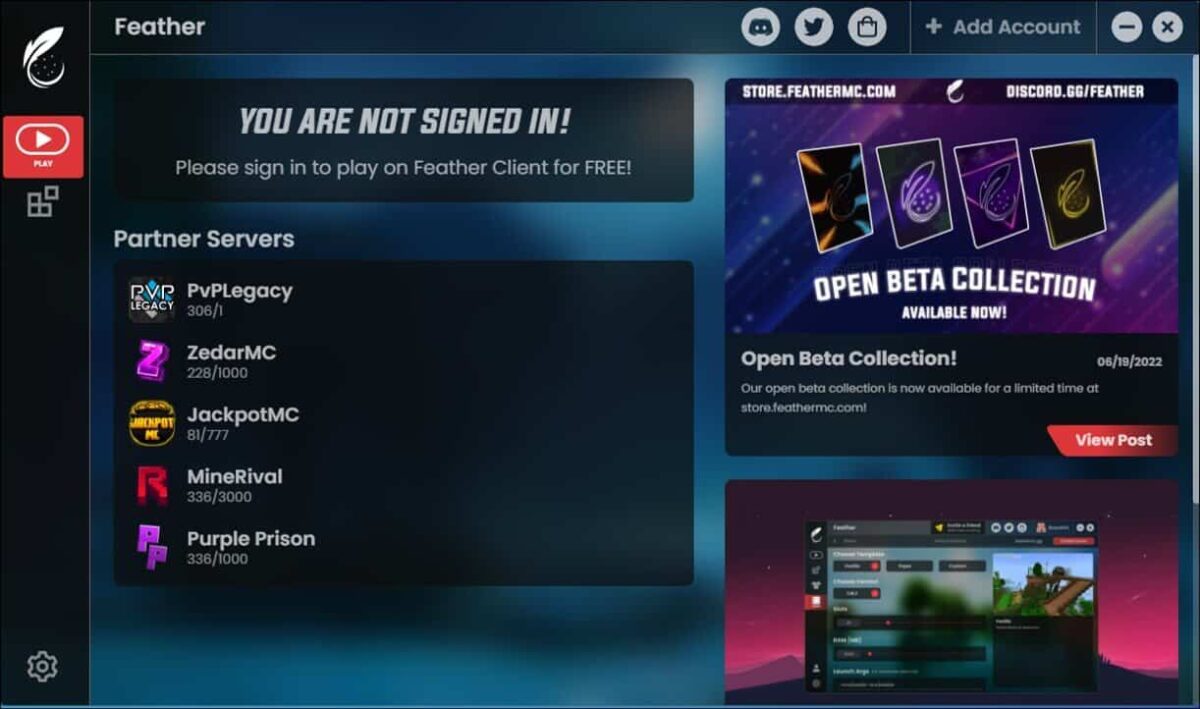 マイクラ Feather Client 入れ方 - 情報キング