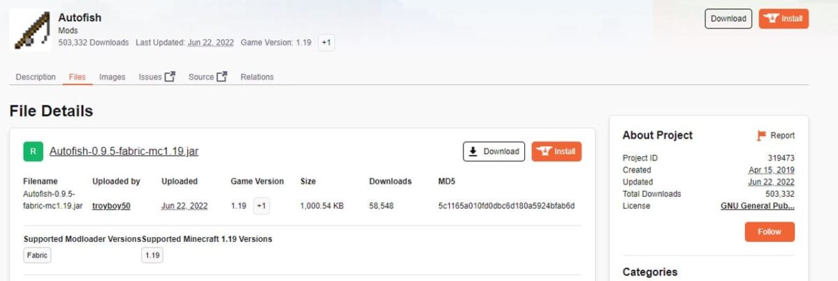 マイクラ 自動釣りmod 【Autofish 1.19.3 対応】 - 情報キング