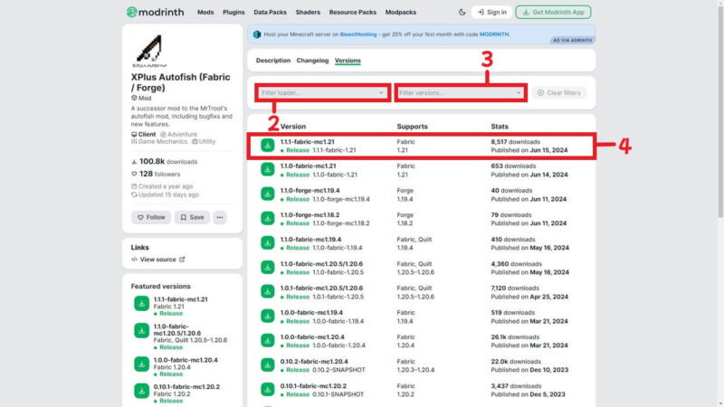 マイクラ 自動釣りmod 【Autofish 1.21.6 対応】 - 情報キング